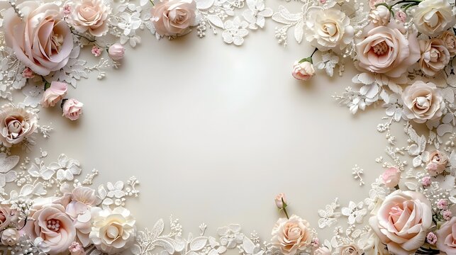 Ivory Wedding Background
