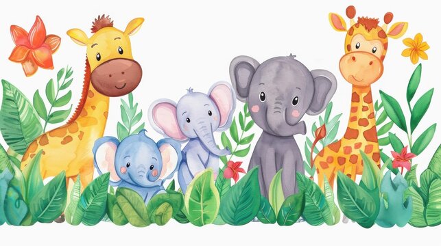 Baby Jungle Clip Art