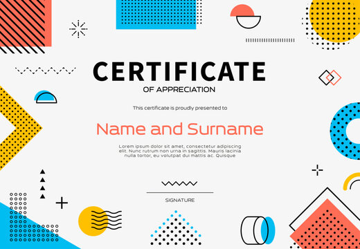 Certificate Template Header Images – Browse 6,367 Stock Photos, Vectors ...