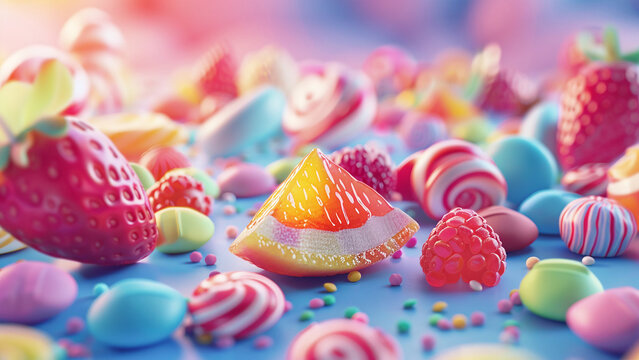 Candy wallpaper store