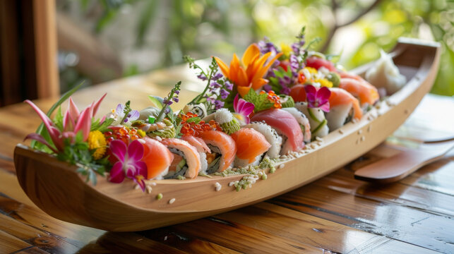 "Sushi Boat" Images – Browse 581 Stock Photos, Vectors, and Video ...