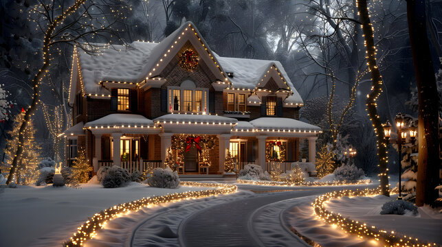 Christmas House Images Browse 7 717 Stock Photos Vectors and Video Adobe Stock