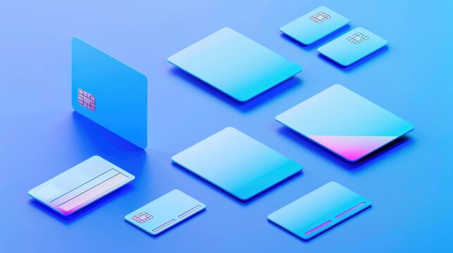 Isometric Cards Mockup Images – Browse 5,458 Stock Photos, Vectors, and ...