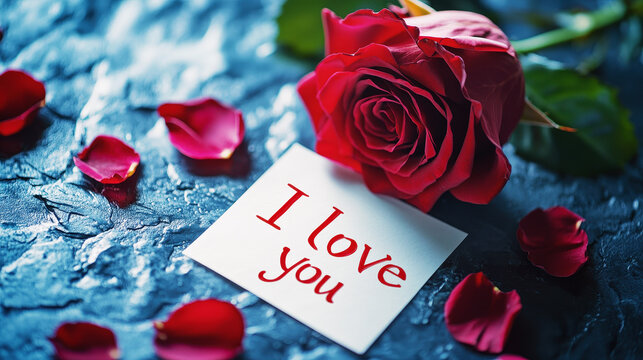 Red Rose I Love You Wallpaper