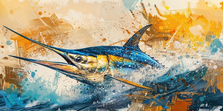 Blue Marlin Drawing Images – Browse 7,173 Stock Photos, Vectors, and ...