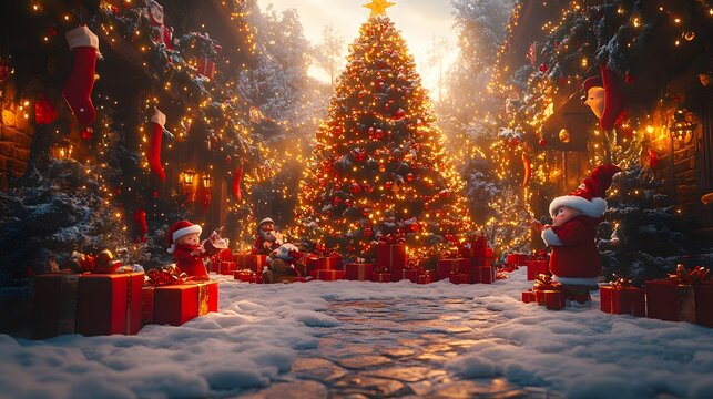 Animated Desktop Wallpaper Christmas Trees - Infoupdate.org