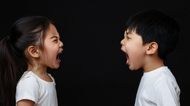 Children Yelling At Each Other