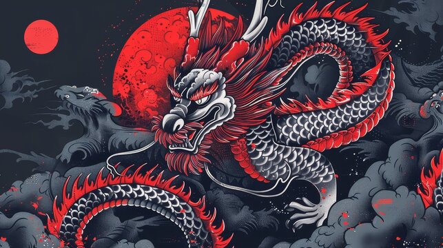 "Japanese Dragon" Images – Browse 4,995 Stock Photos, Vectors, and ...
