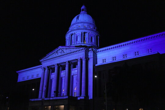Supreme Court Building At Night