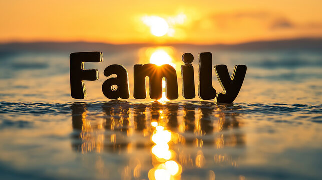 The Word Family Portrait