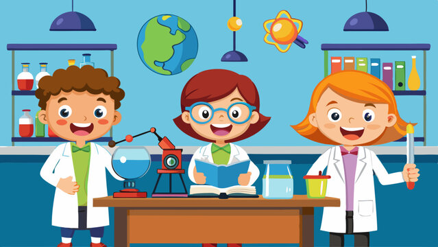 Science Lab Cartoon Images – Browse 119,384 Stock Photos, Vectors, and ...