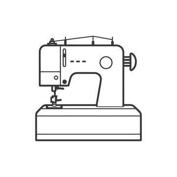 Sewing Machine Outline Images – Browse 9,697 Stock Photos, Vectors, and ...