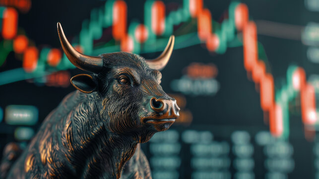 "Stock Market Bull" Images – Browse 556 Stock Photos, Vectors, and ...