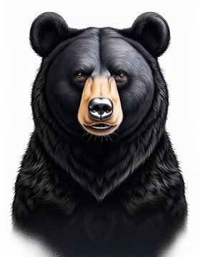 Black bear cartoon store