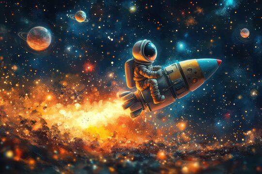 Rocket Cartoon Images – Browse 268,594 Stock Photos, Vectors, and Video ...