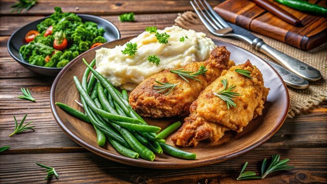 Pulled Chicken With Mashed Potatoes Recipe Images – Browse 4 Stock ...