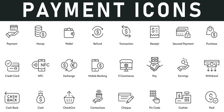Payment Process Icons Images – Browse 33,739 Stock Photos, Vectors, and ...