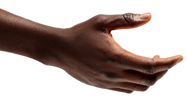 black hands reaching