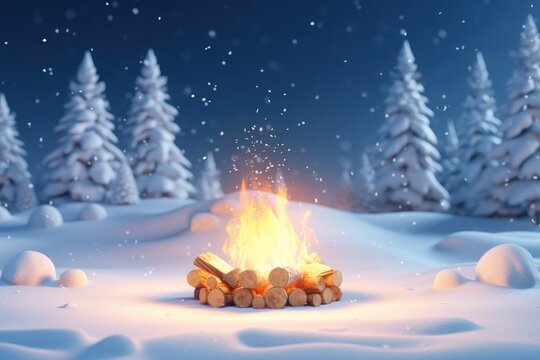Campfire In Snow Images – Browse 36,314 Stock Photos, Vectors, and ...