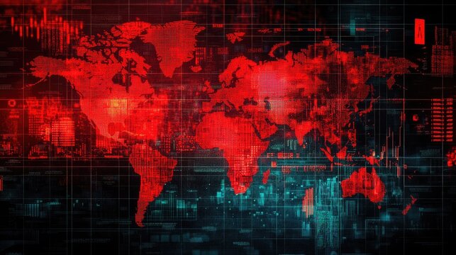 Falling World Map Templates – Free Editable Designs | PikWizard