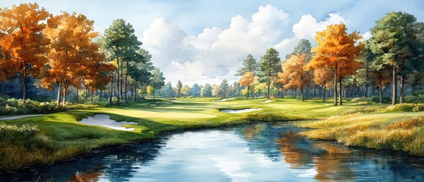 Golf Course Drawing Images – Browse 38,727 Stock Photos, Vectors, and ...