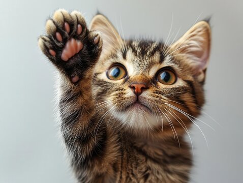 Cat High Five Images – Browse 1,650 Stock Photos, Vectors, and Video ...