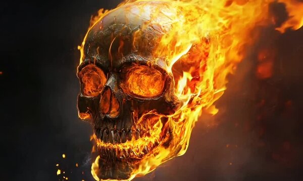 Skull On Fire Images – Browse 161,266 Stock Photos, Vectors, and Video ...