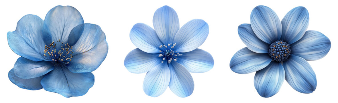 Clipart Blue Flower