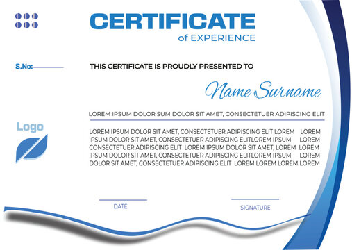 Certificate Design Template Sertifikat Images – Browse 647 Stock Photos ...