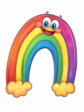 "Cartoon Rainbow" Images – Browse 855 Stock Photos, Vectors, and Video ...