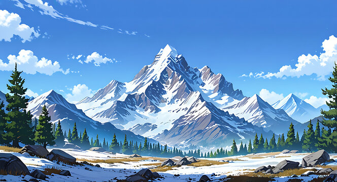 Mountain background store