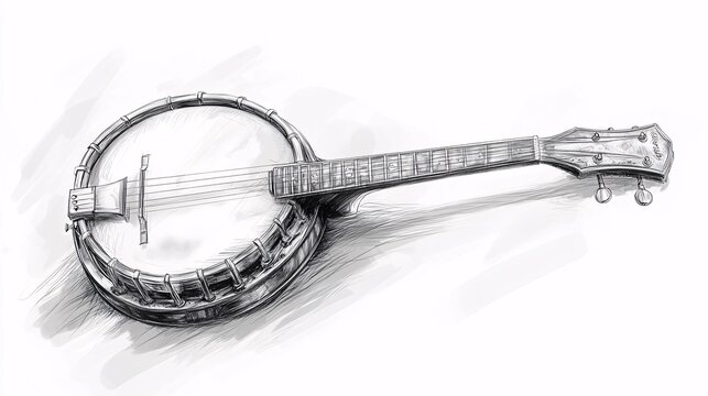 Banjo Drawing