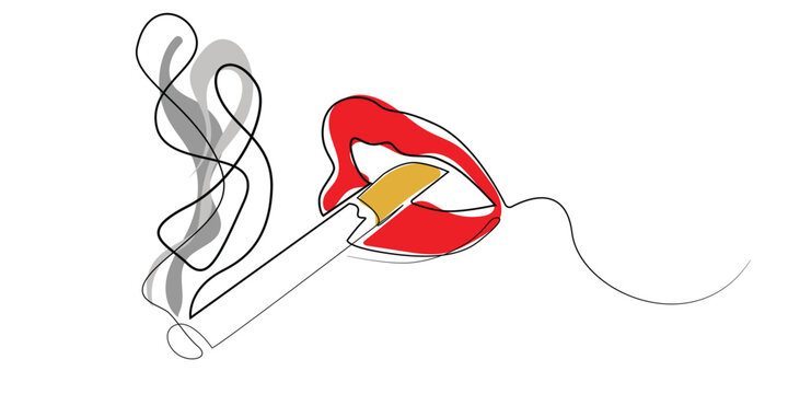 Smoking Lips Vector Images – Browse 3,541 Stock Photos, Vectors, and ...