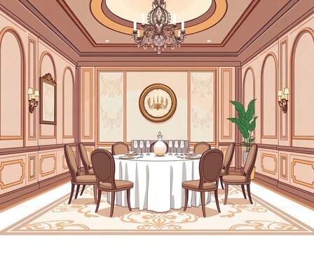Dining Room Cartoon Images – Browse 16,372 Stock Photos, Vectors, and ...