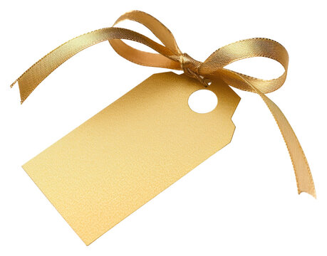Gold Gift Tag Png