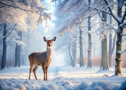 Winter Deer Scene Images – Browse 37,706 Stock Photos, Vectors, and ...