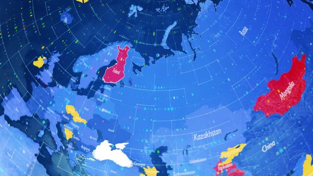 finland location on world map