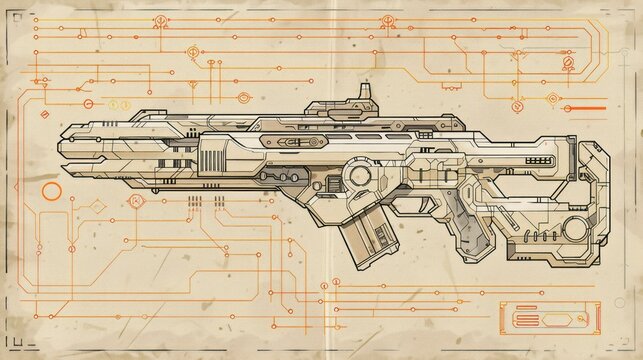 「Gun Blueprint」の写真素材 | 3,259件の無料イラスト画像 | Adobe Stock