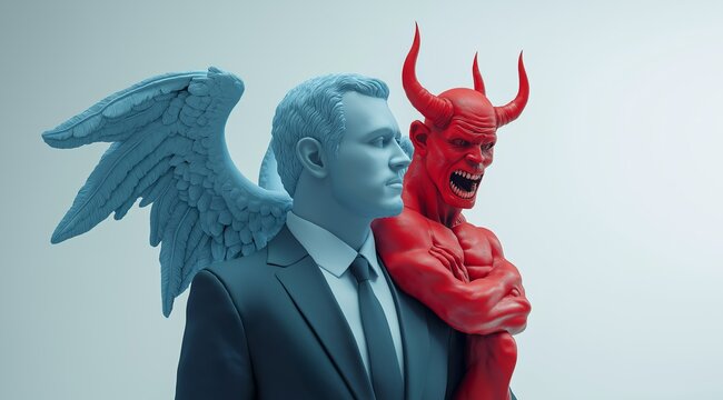Angel And Devil On Shoulder Images – Browse 541 Stock Photos, Vectors ...