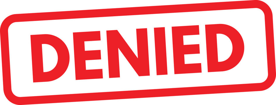 Denied Stamp