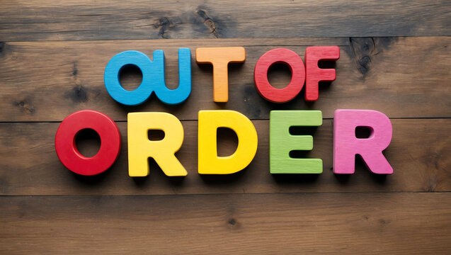 Out Of Order Sign Images – Browse 4,630 Stock Photos, Vectors, and ...
