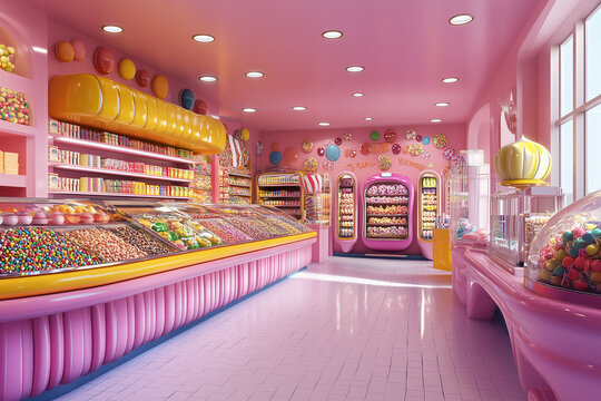 Candy Shop Background
