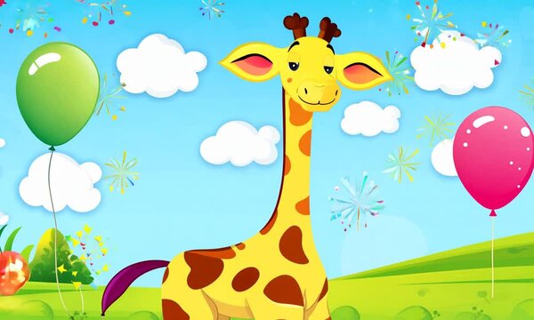 Giraffe s Birthday Adventure