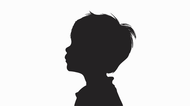 Child Head Silhouette Images – Browse 91,181 Stock Photos, Vectors, and ...