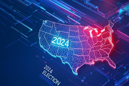 Electoral College Map Images – Browse 652 Stock Photos, Vectors, and ...