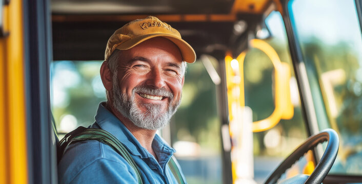"School Bus Driver" Images – Browse 431 Stock Photos, Vectors, and ...