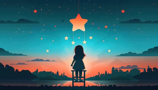 Kids Reaching For The Stars Images – Browse 4,861 Stock Photos, Vectors ...