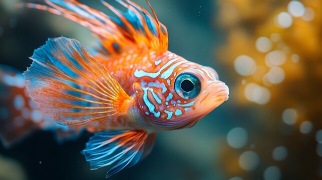 Beautiful fish store