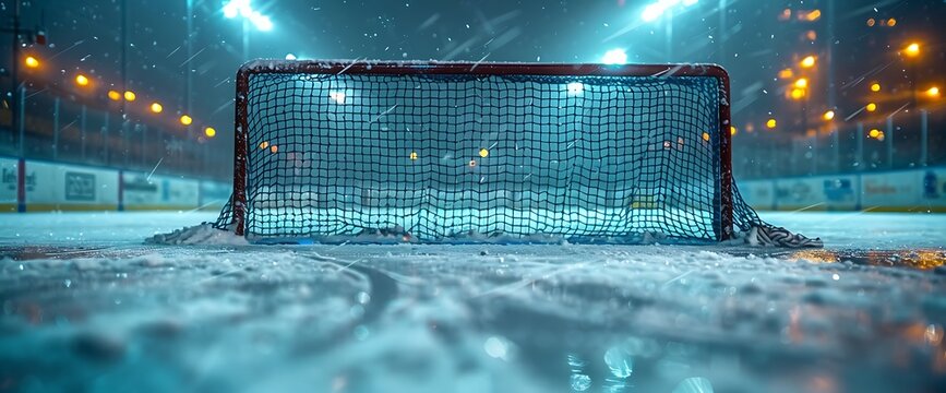 Hockey Net Wallpaper