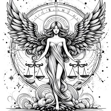 Libra Zodiac"」の写真素材 | 537件の無料イラスト画像 | Adobe Stock